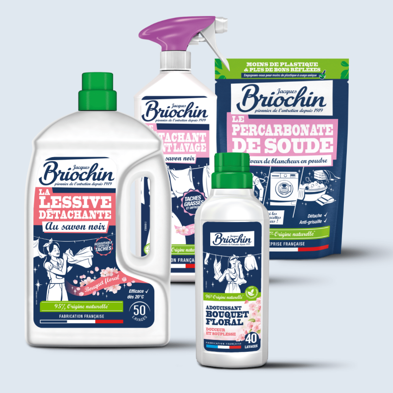 Kit Soin & Propreté du Linge Le Briochin – Linge propre, doux et éclatant