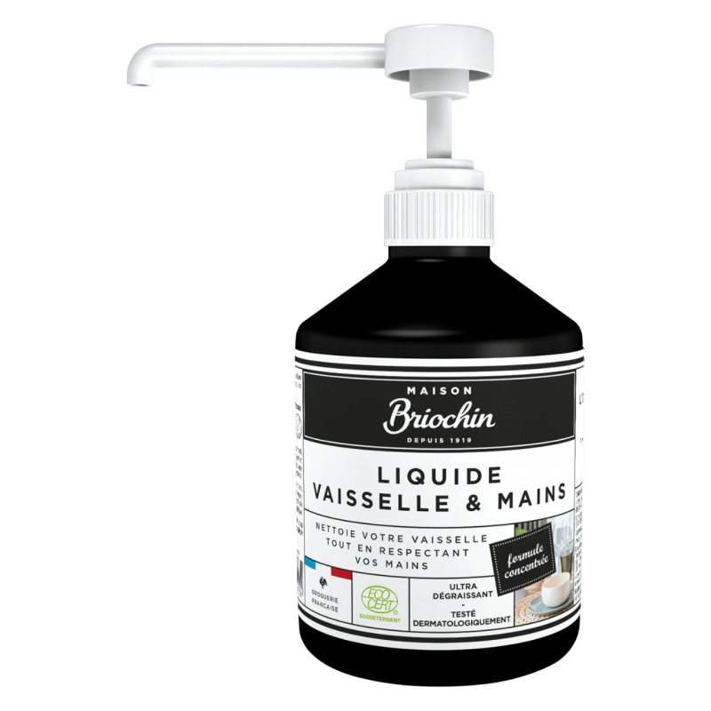 Liquide vaisselle et mains Ecocert | Le Briochin