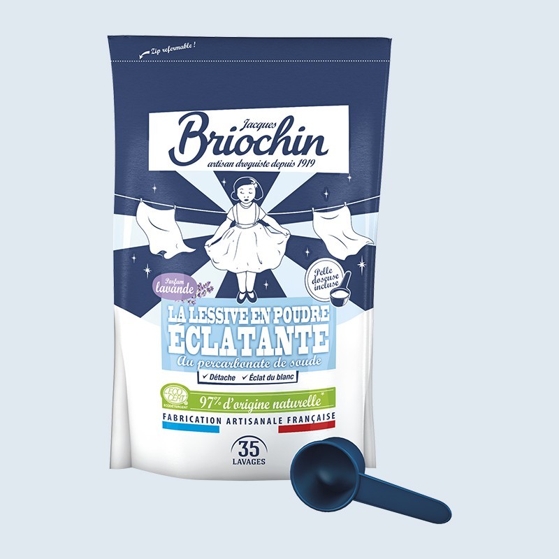 Lessive pour votre linge : recharge, poudre, concentrée | Le Briochin
